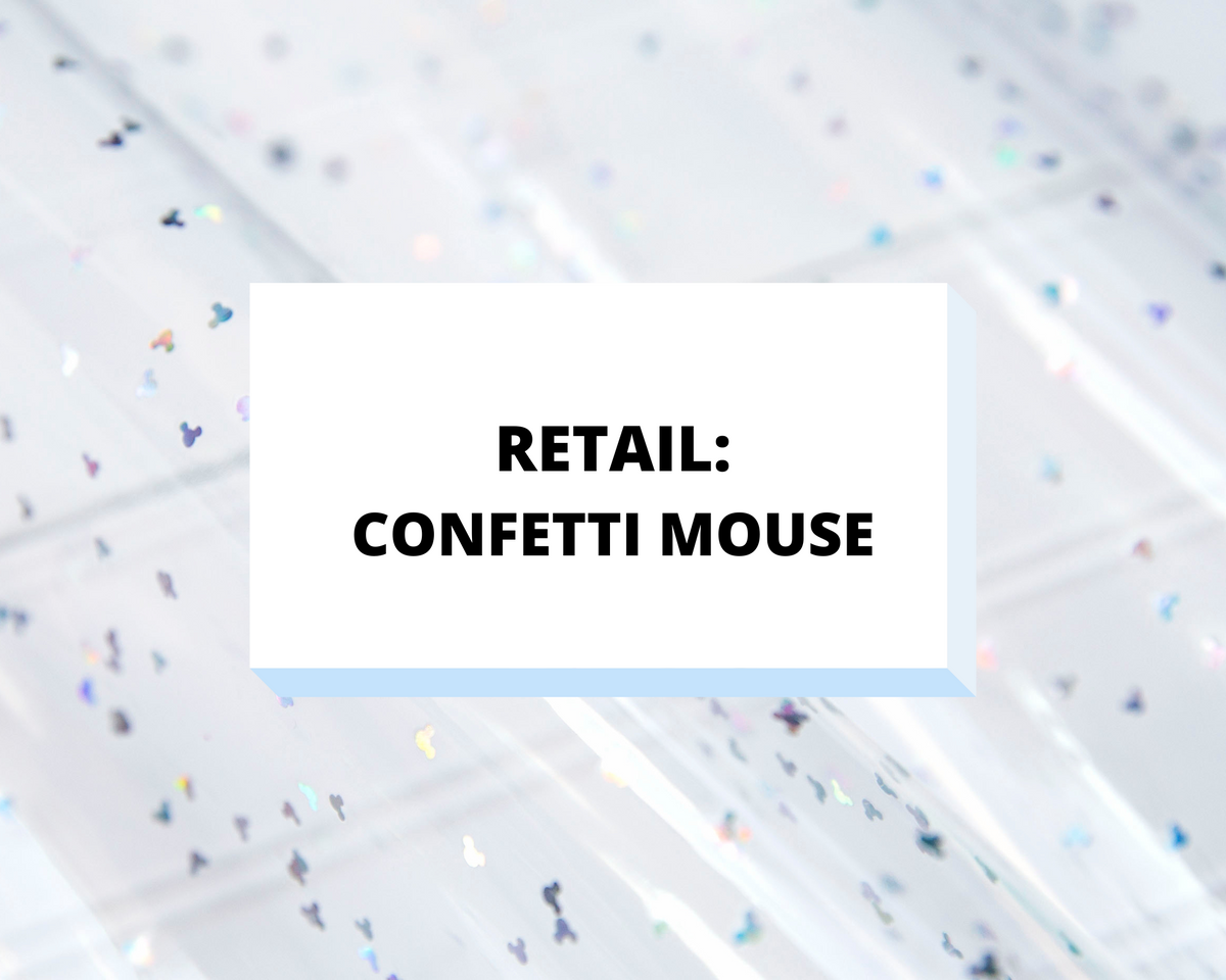 Confetti Mouse Clear Vinyl – Oh So Pretty Custom Fabric
